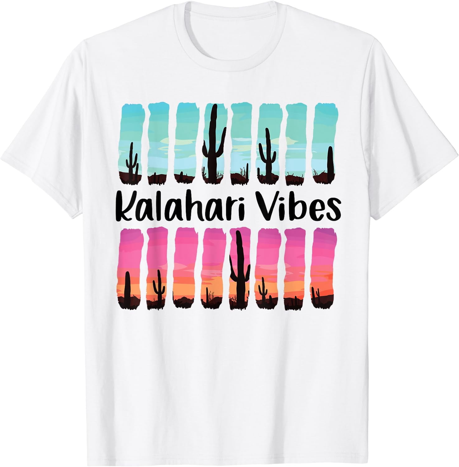 Kalahari Desert Vibes Africa Nature Summer Road Trip T-Shirt White ...