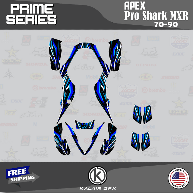 Kalair GFX Graphics Kit for APEX PRO SHARK MXR70 MXR90 (All Years ...