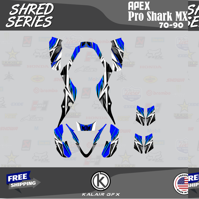Kalair GFX Graphics Kit for APEX PRO SHARK MXR70 MXR90 (All Years ...