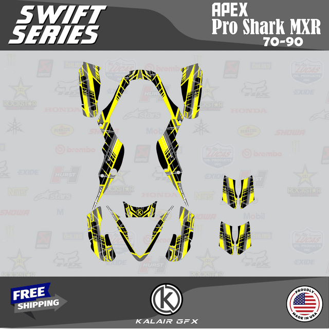 Kalair GFX Graphics Kit for APEX PRO SHARK MXR70 MXR90 (All Years ...