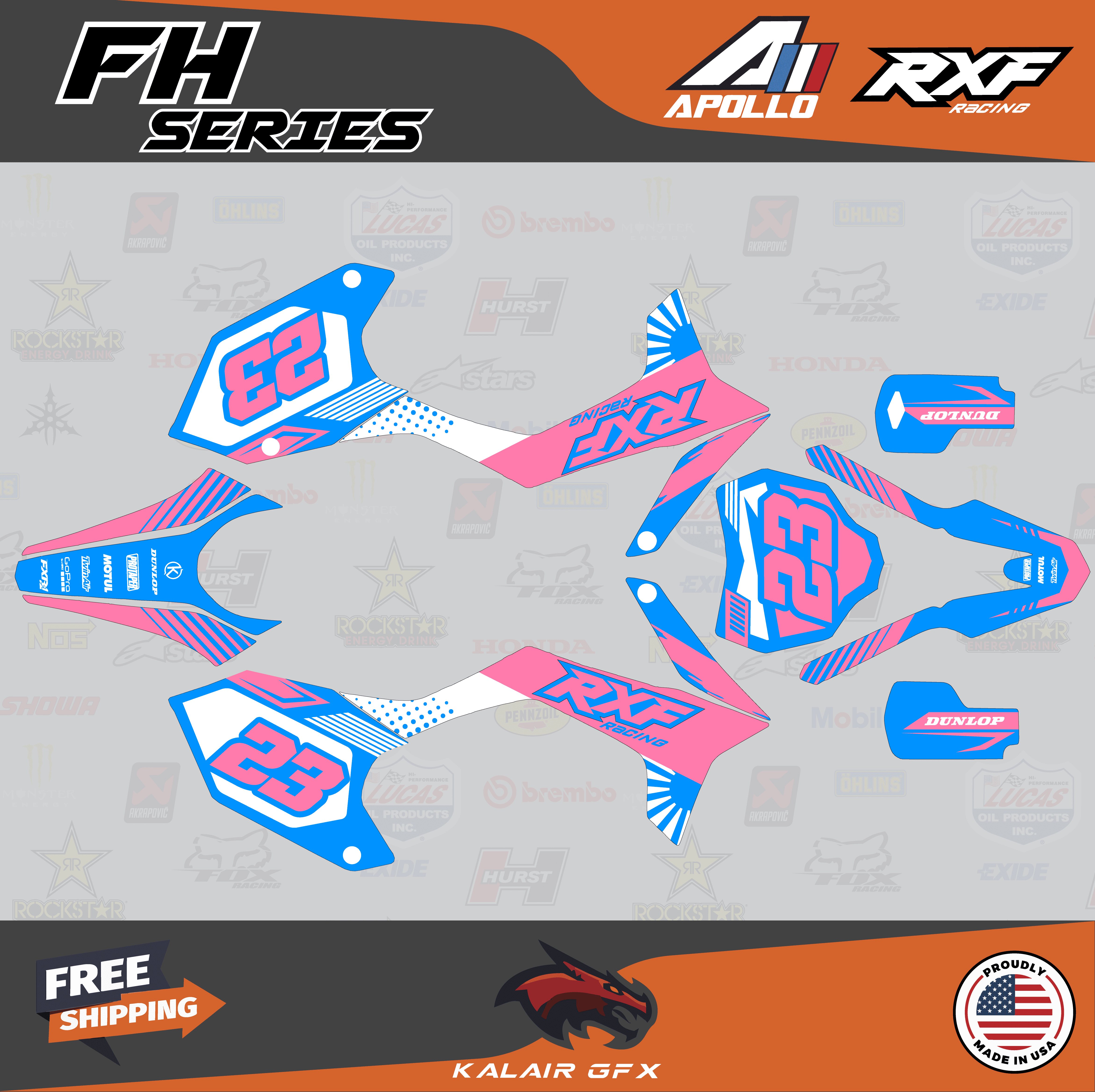 Kalair GFX Graphics Kit for Apollo RXF (All Years) Fh Series - Walmart.com
