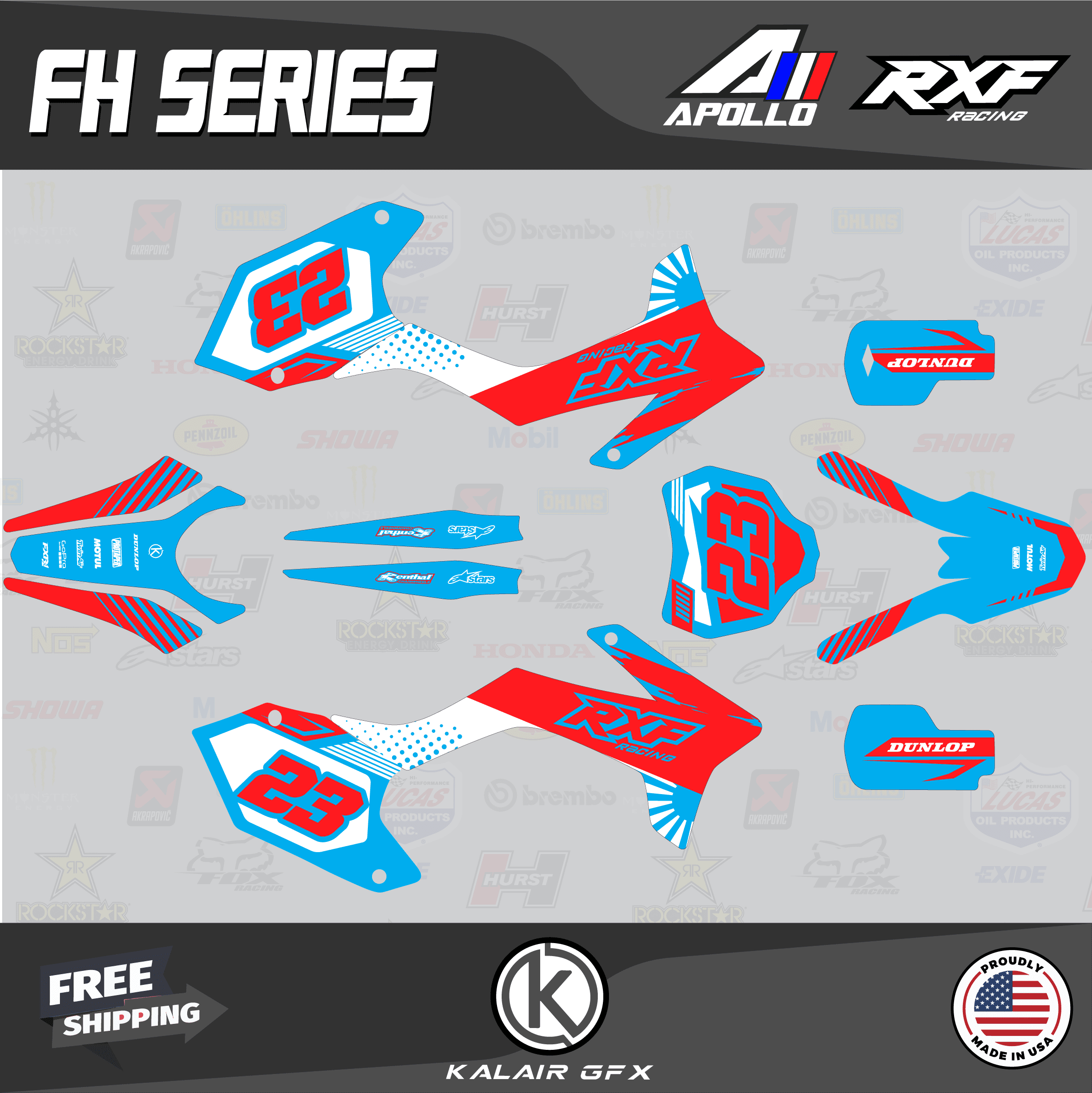 Kalair GFX Graphics Kit for Apollo RXF (All Years) Fh Series - Walmart.com