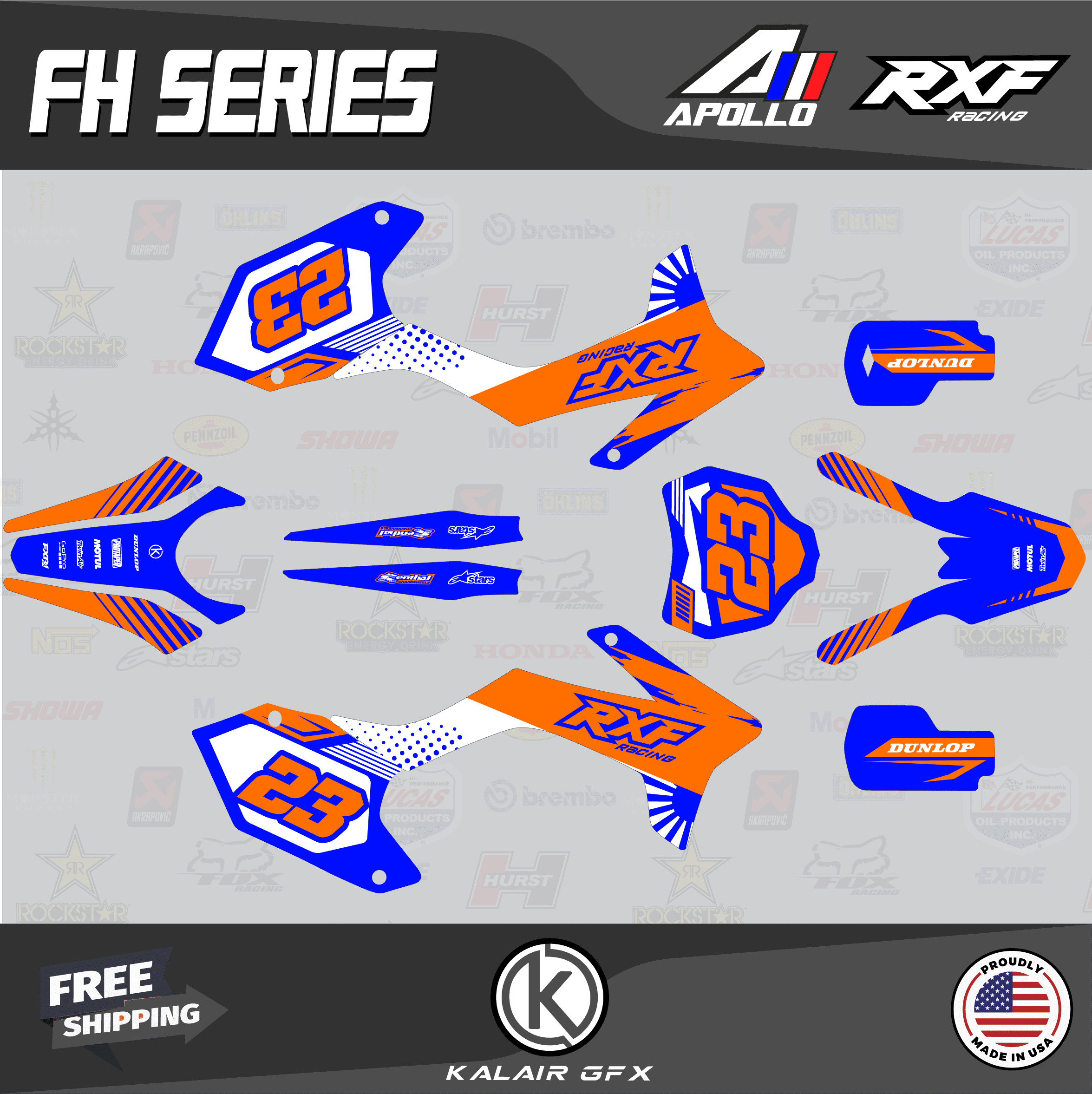 Kalair GFX Graphics Kit for Apollo RXF (All Years) Fh Series - Walmart.com