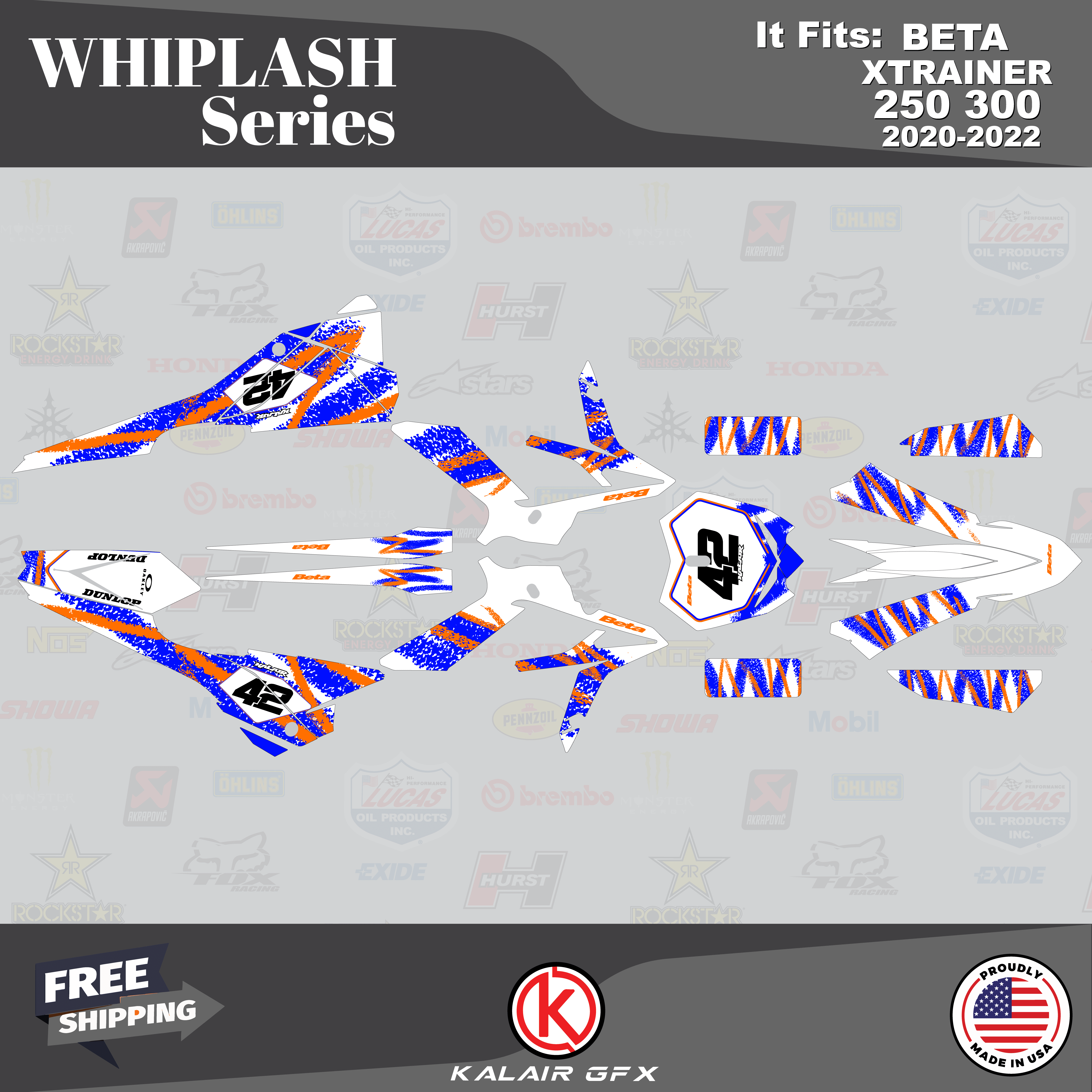 Kalair GFX Graphics Kit for Beta XTRAINER 250 and 300 (2020-2022 ...