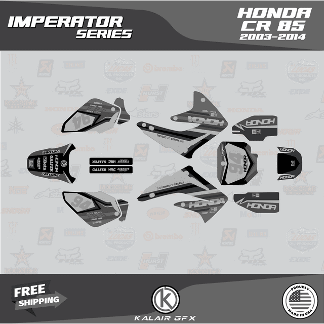Kalair GFX Graphics Kit for Honda CR85 (2003-2014) Imperator Series ...