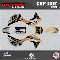 Kalair GFX Graphics Kit for Honda CRF110F (2019-2024) Redeemer Series ...