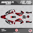Kalair GFX Graphics Kit for Honda CRF150F (2003-2007) Semperfi Series ...