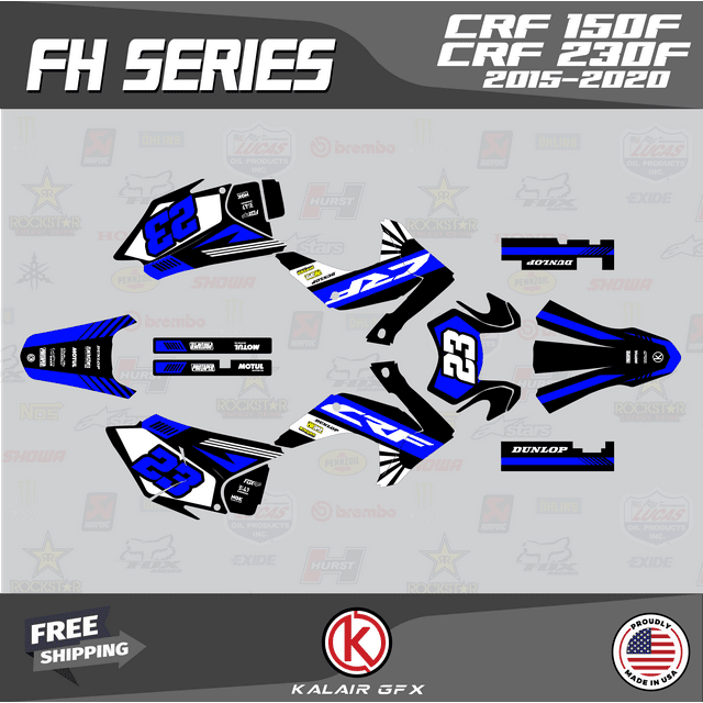 Kalair GFX Graphics Kit for Honda CRF230F (2015-2020) Fh Series ...