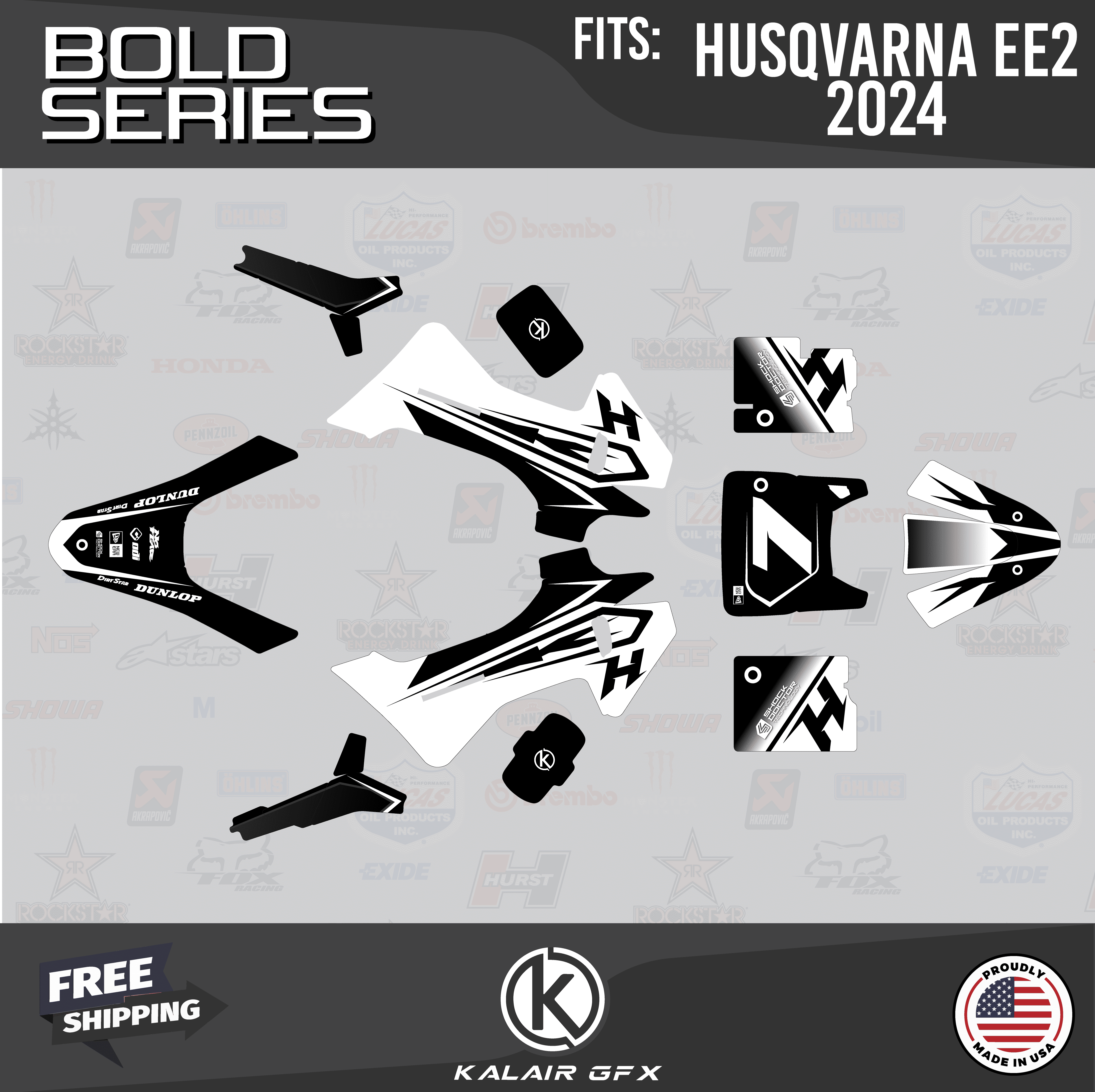 Kalair GFX Graphics Kit for Husqvarna Electric E-Minis EE2 (2024) Bold Series - Walmart.com