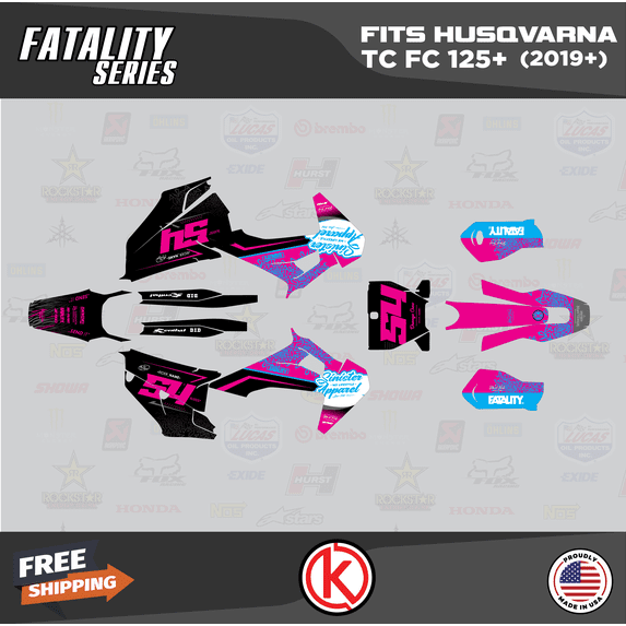 Kalair GFX Graphics Kit for Husqvarna TC125 TC250 FC250 FC350 FC450 ...