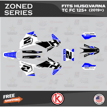 Kalair GFX Graphics Kit for Husqvarna TC125 TC250 FC250 FC350 FC450 ...