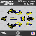 Kalair GFX Graphics Kit for Husqvarna TC50 (2024) Serenity Series ...