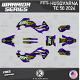 Kalair GFX Graphics Kit for Husqvarna TC50 (2024) Warrior Series ...