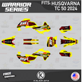 Kalair GFX Graphics Kit for Husqvarna TC50 (2024) Warrior Series ...
