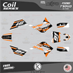 Factory Effex KTM EVO 19 Series Shroud Graphics Kit (25-01502) - Walmart.com
