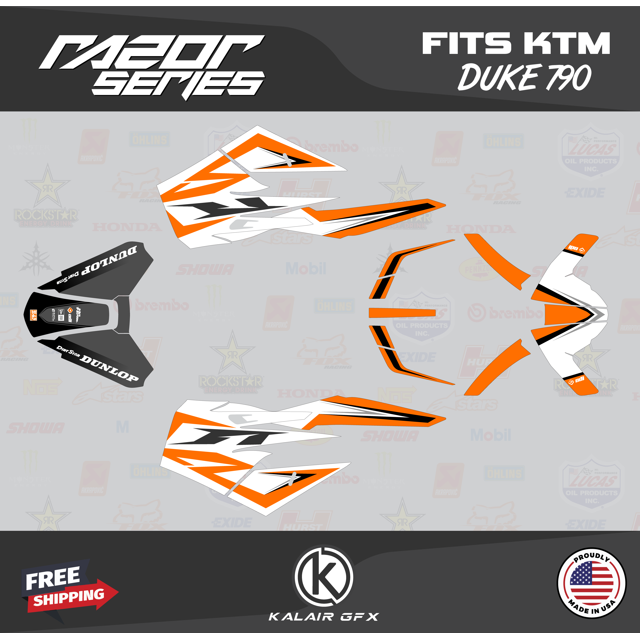 Kalair GFX Graphics Kit for Ktm 690 SMC-R (2019-2023) Razor Series - Walmart.com