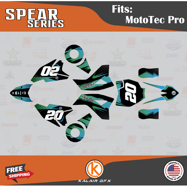 Kalair GFX Graphics Kit for Mototec 48V-PRO (All Years) Spear Series ...