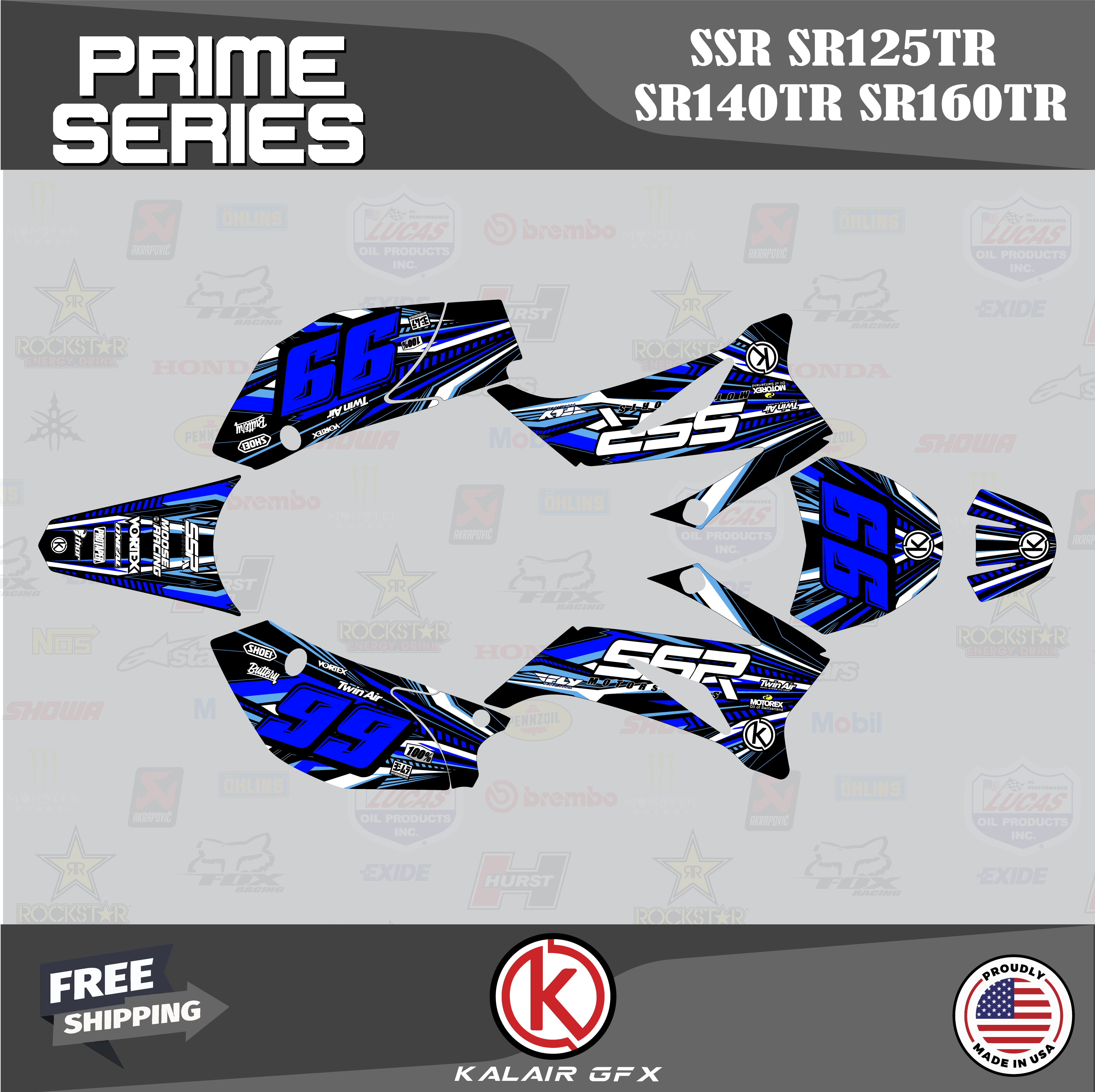 Kalair GFX Graphics Kit for Ssr SR140TR (2021) Prime Series - Walmart.com
