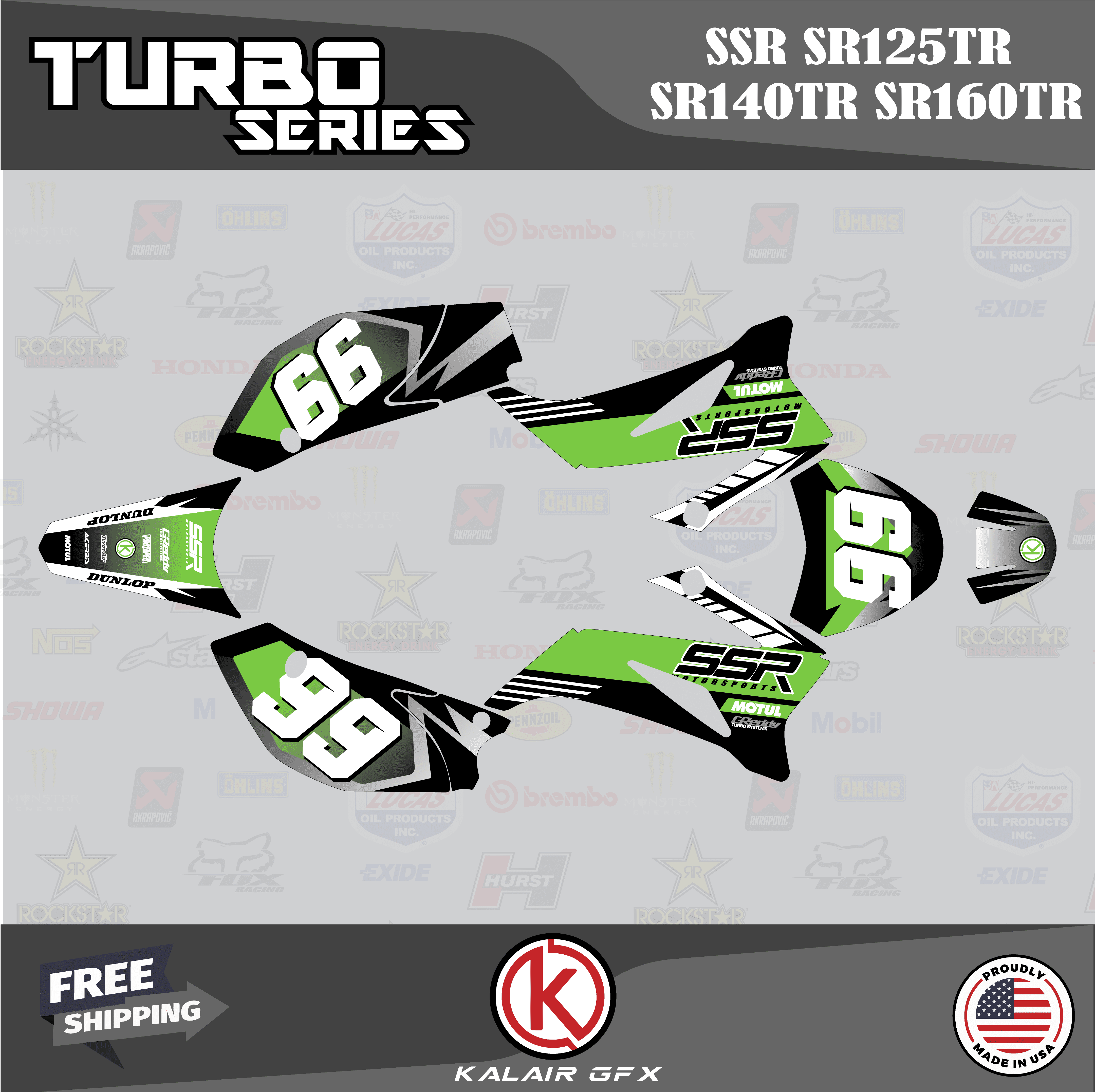 Kalair GFX Graphics Kit for Ssr SR140TR (2021) Turbo Series - Walmart.com