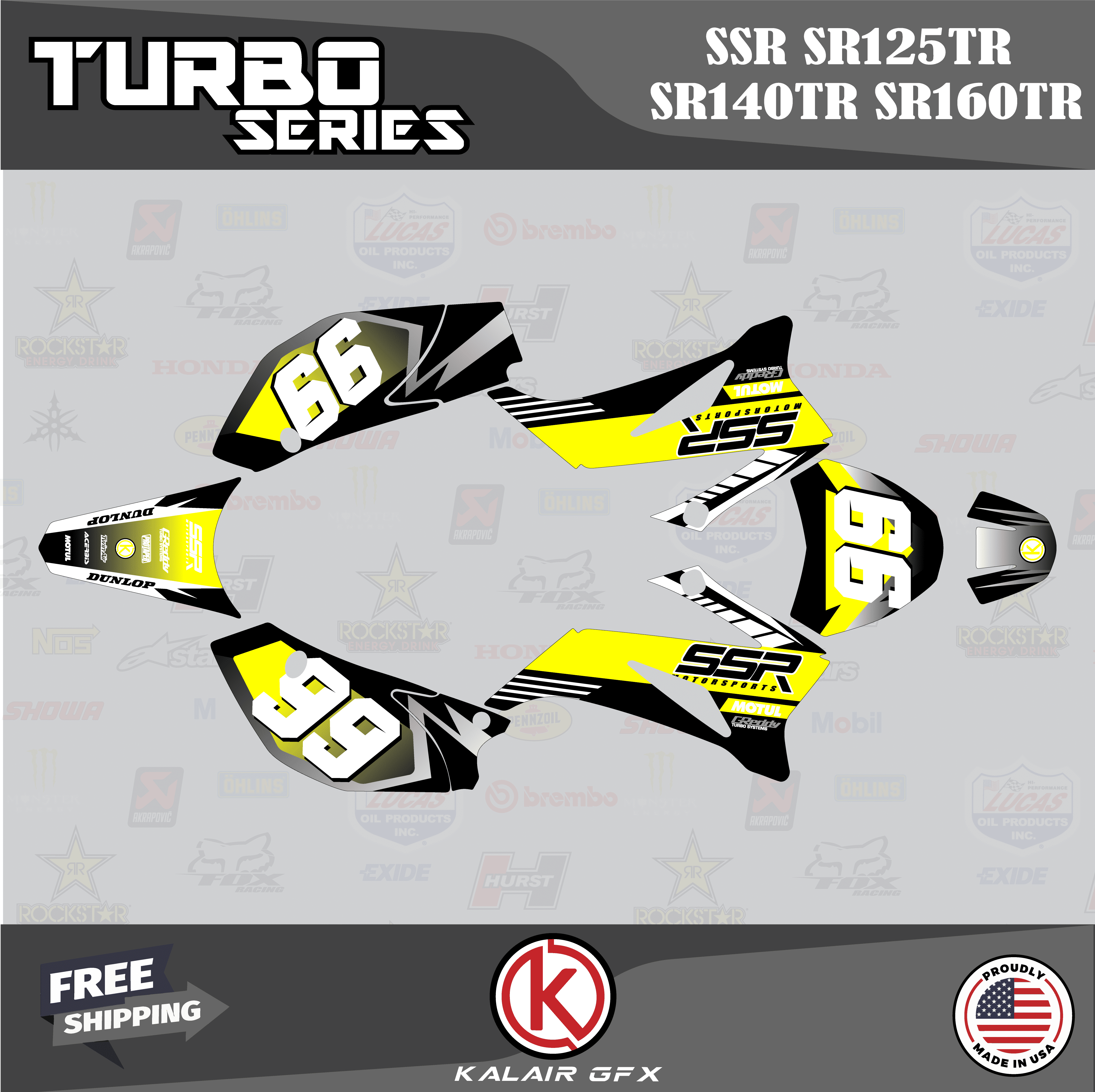 Kalair GFX Graphics Kit for Ssr SR140TR (2021) Turbo Series - Walmart.com