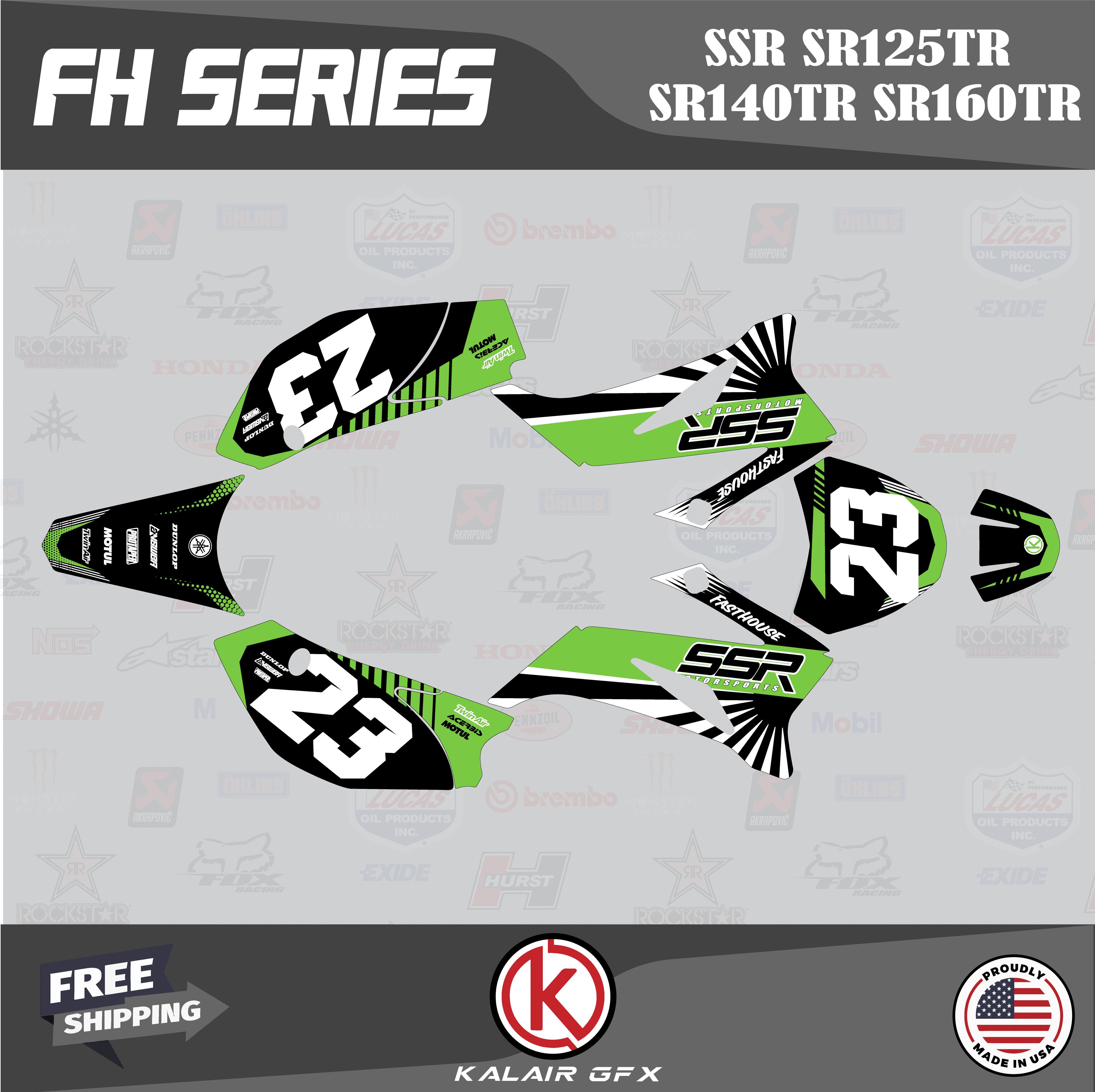 Kalair GFX Graphics Kit for Ssr SR160TR (2021) Fh Series - Walmart.com