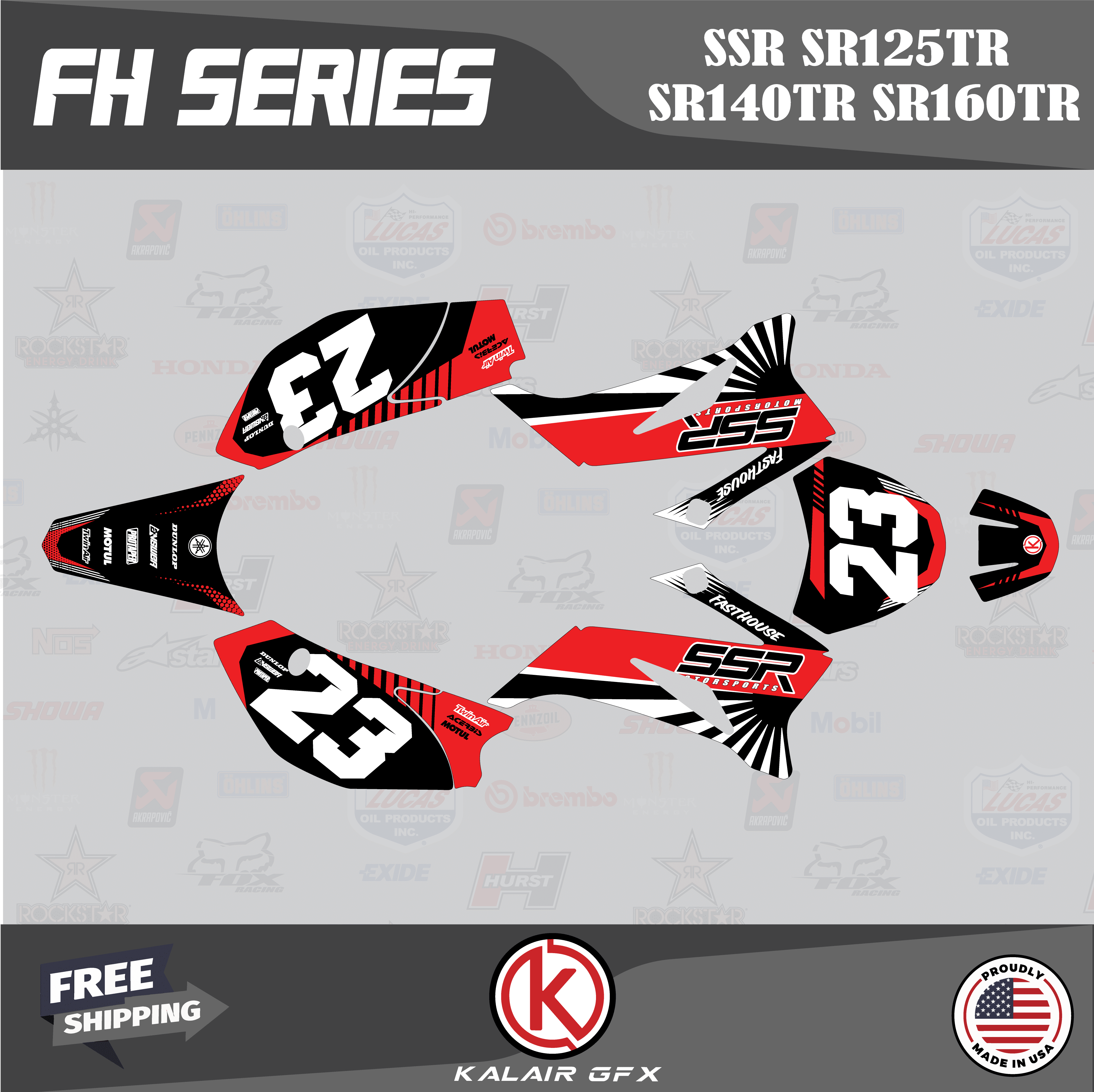Kalair GFX Graphics Kit for Ssr SR160TR (2021) Fh Series - Walmart.com