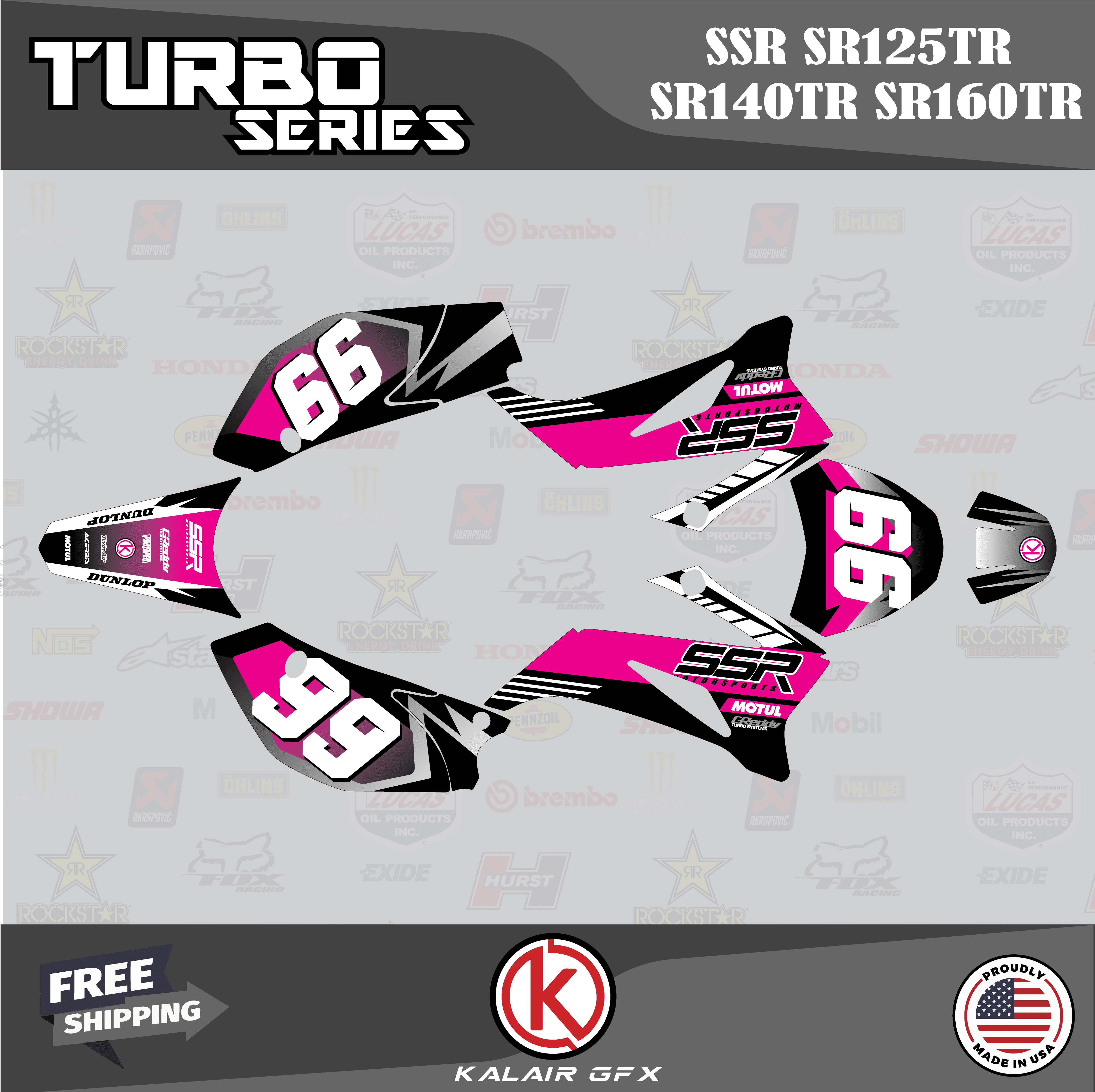 Kalair GFX Graphics Kit for Ssr SR160TR (2021) Turbo Series - Walmart.com