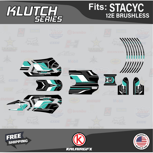 Kalair GFX Graphics Kit for Stacyc 12E BRUSHLESS (All Years) Klutch ...