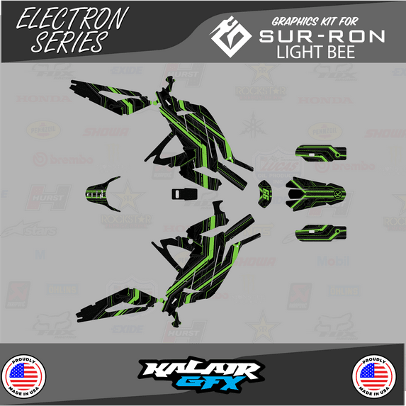 Kalair GFX Graphics Kit for Stark Future-Varg Electric Dirt Bike (All ...