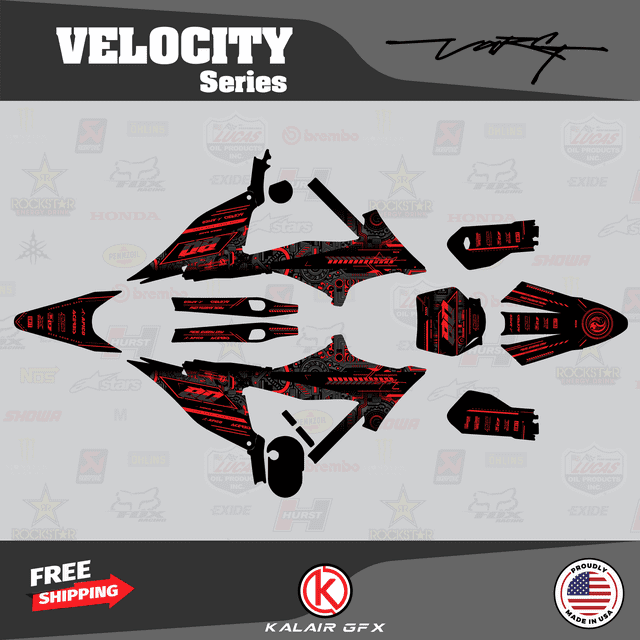 Kalair GFX Graphics Kit for Stark Future-Varg Electric Dirt Bike (All Years) Velocity Series ...