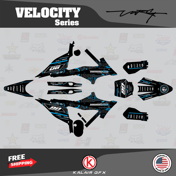 Kalair GFX Graphics Kit for Stark Future-Varg Electric Dirt Bike (All Years) Velocity Series ...