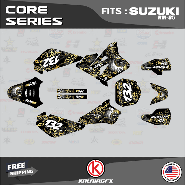 Kalair GFX Graphics Kit for Suzuki RM85 (2005-2023) Core Series ...