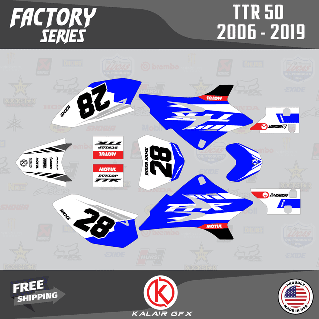 Kalair GFX Graphics Kit for Yamaha TTR50 (2006-2023) Factory Series ...