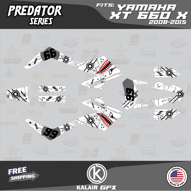 Kalair GFX Graphics Kit for Yamaha XT660X (2008-2015) Predator Series ...