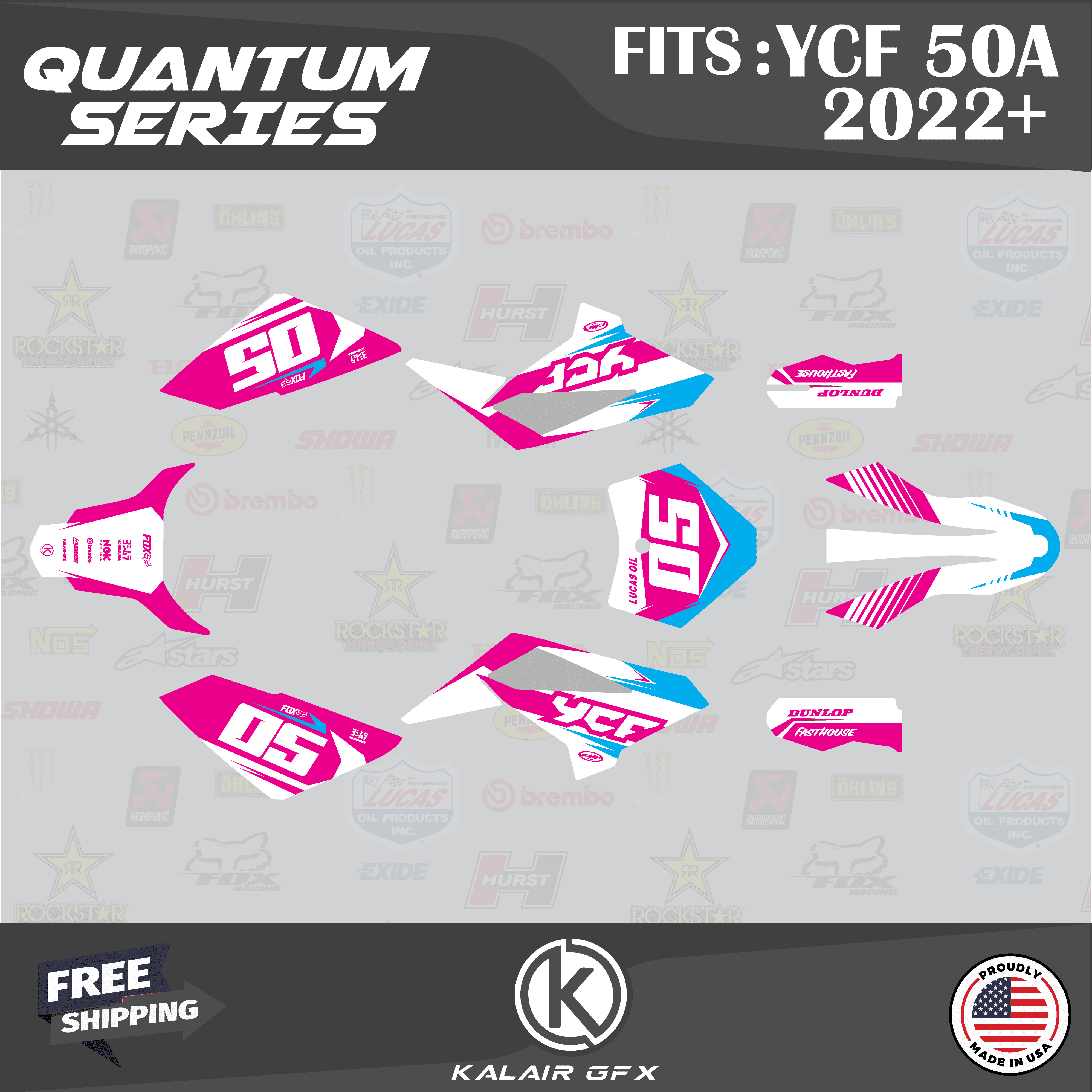 Kalair GFX Graphics Kit for Ycf 50A (2022-2023) Quantum Series ...