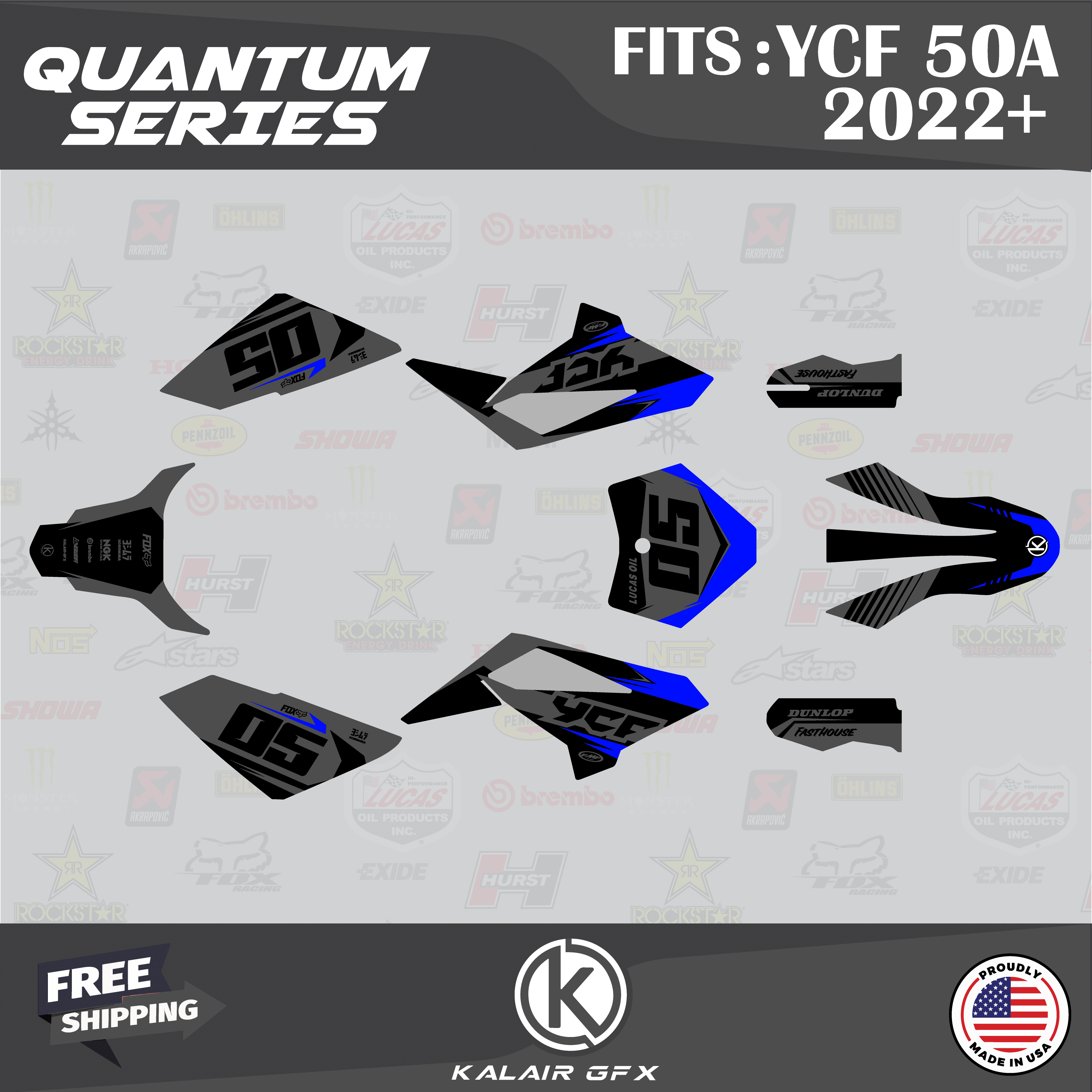 Kalair GFX Graphics Kit for Ycf 50A (2022-2023) Quantum Series ...