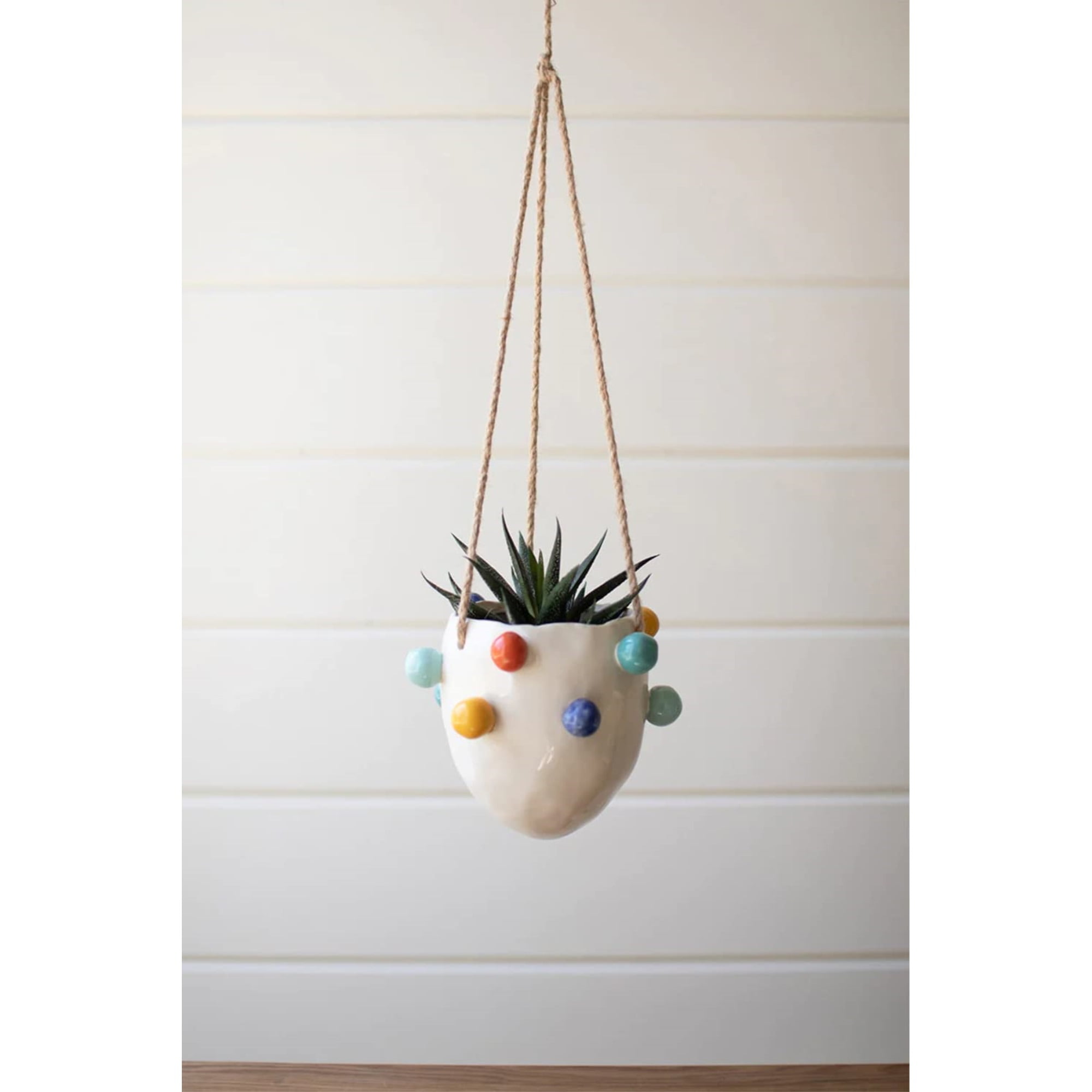 HANGING CERAMIC PLANTER WITH COLORFUL BUBBLES - Walmart.com