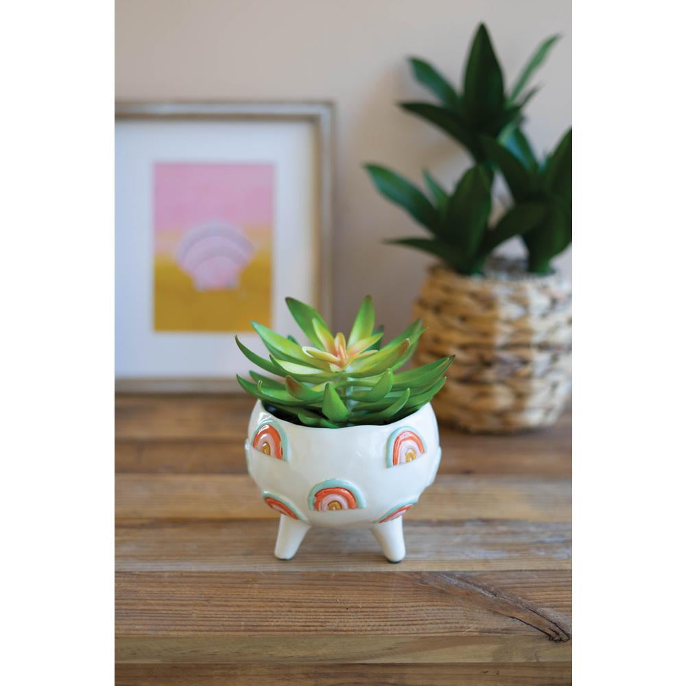 CHUNKY CERAMIC RAINBOW PLANTER - Walmart.com
