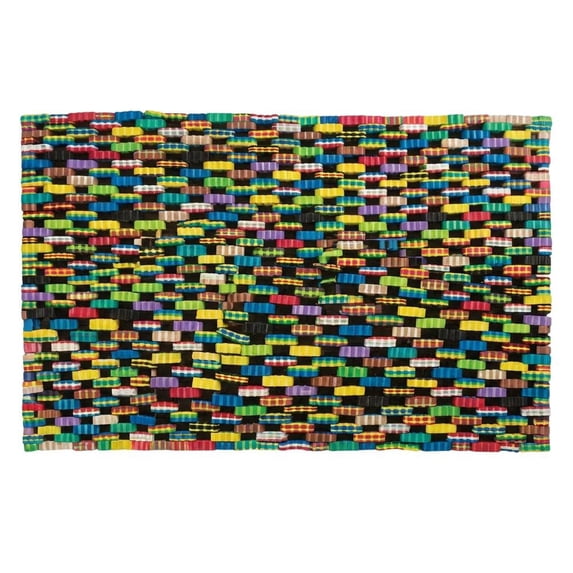 Kalalou Recycled Large Flip Flop Door Mat - Functional Outside Outdoor ...