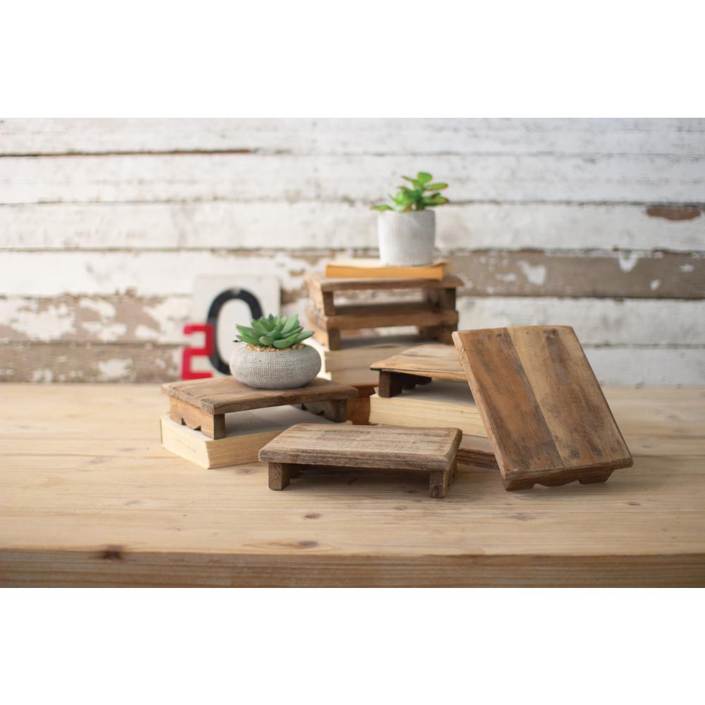 Kalalou Inc Repurposed Rectangle Wooden Riser - Walmart.com