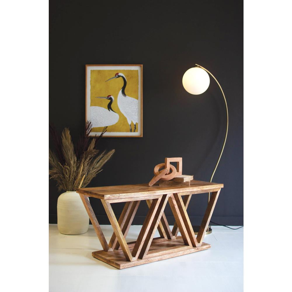 Kalalou Inc Wooden Triangle Bench - Walmart.com