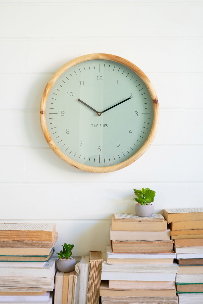 TIME FLIES WALL CLOCK - Walmart.com