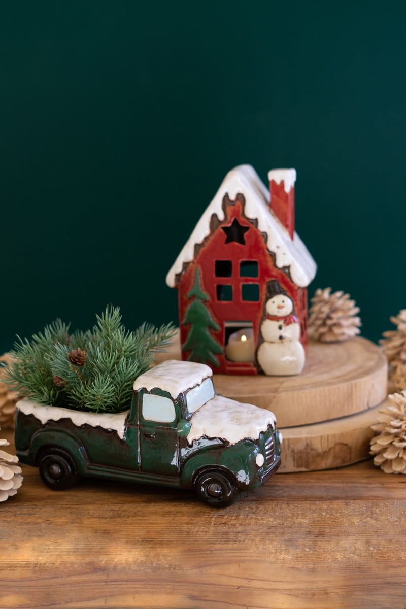 Kalalou Set of Three Ceramic Cars Planters - Walmart.com