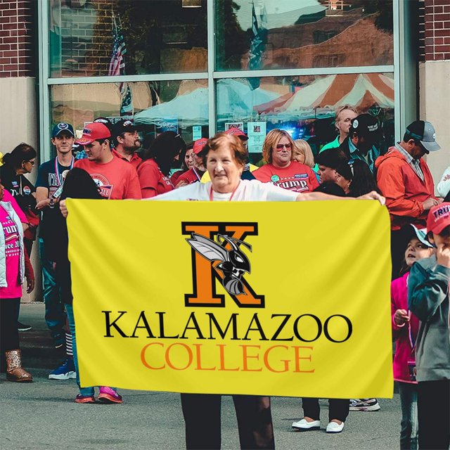 Kalamazoo College Logo Flag 3x5ft, Home Garden Flag, Suitable For ...