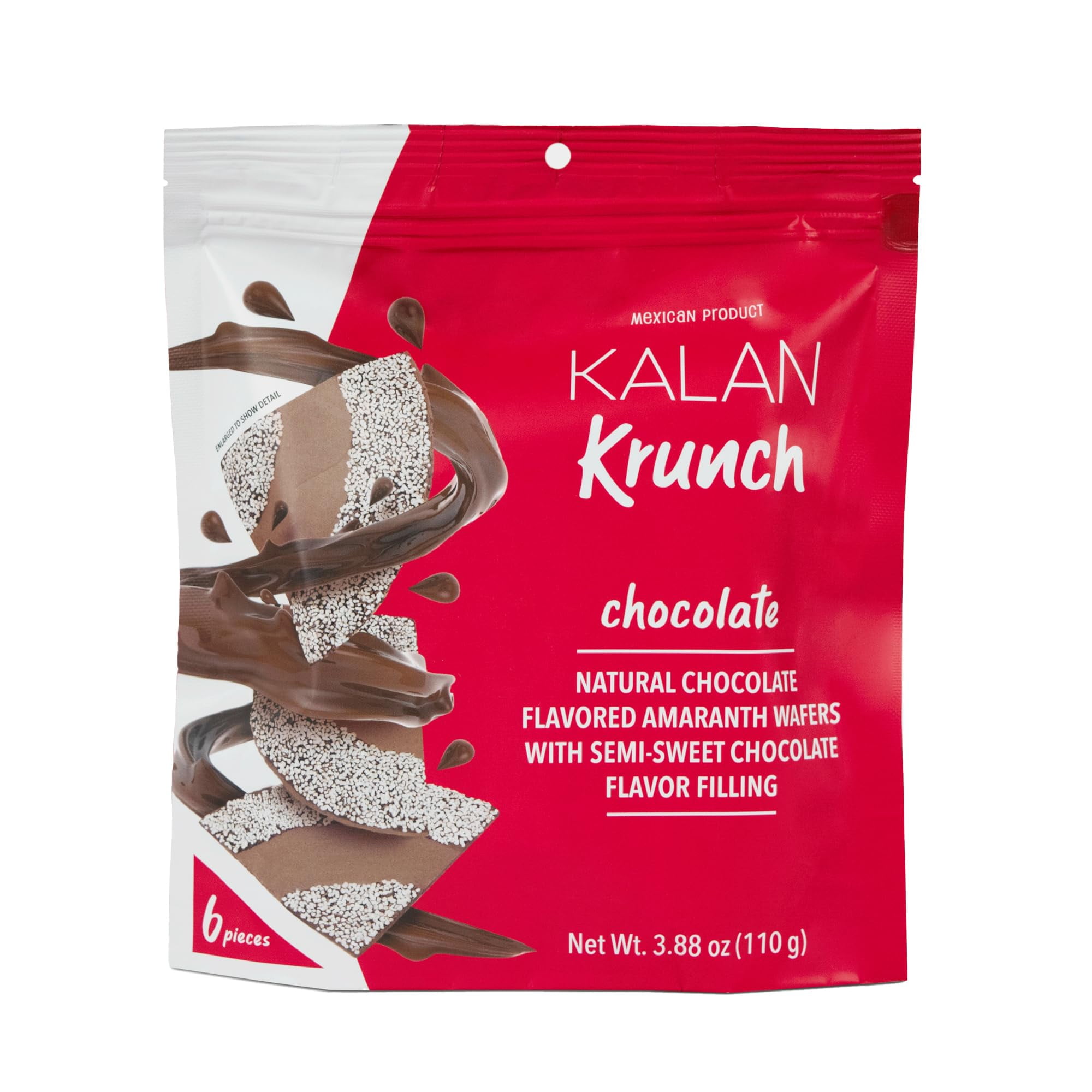 Kalan Krunch Chocolate Natural Flavored HYZ01 Amaranth Wafers, Pack of ...