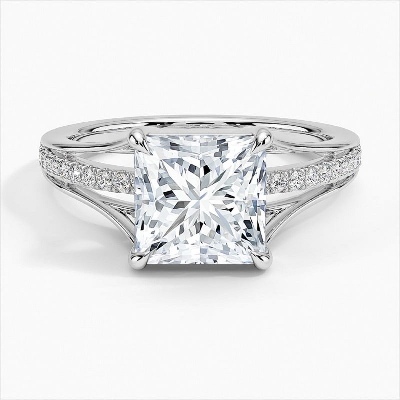 Kalapi Jewel 2 Ct Princess Cut White Diamond Ring for Her - Birthstone ...