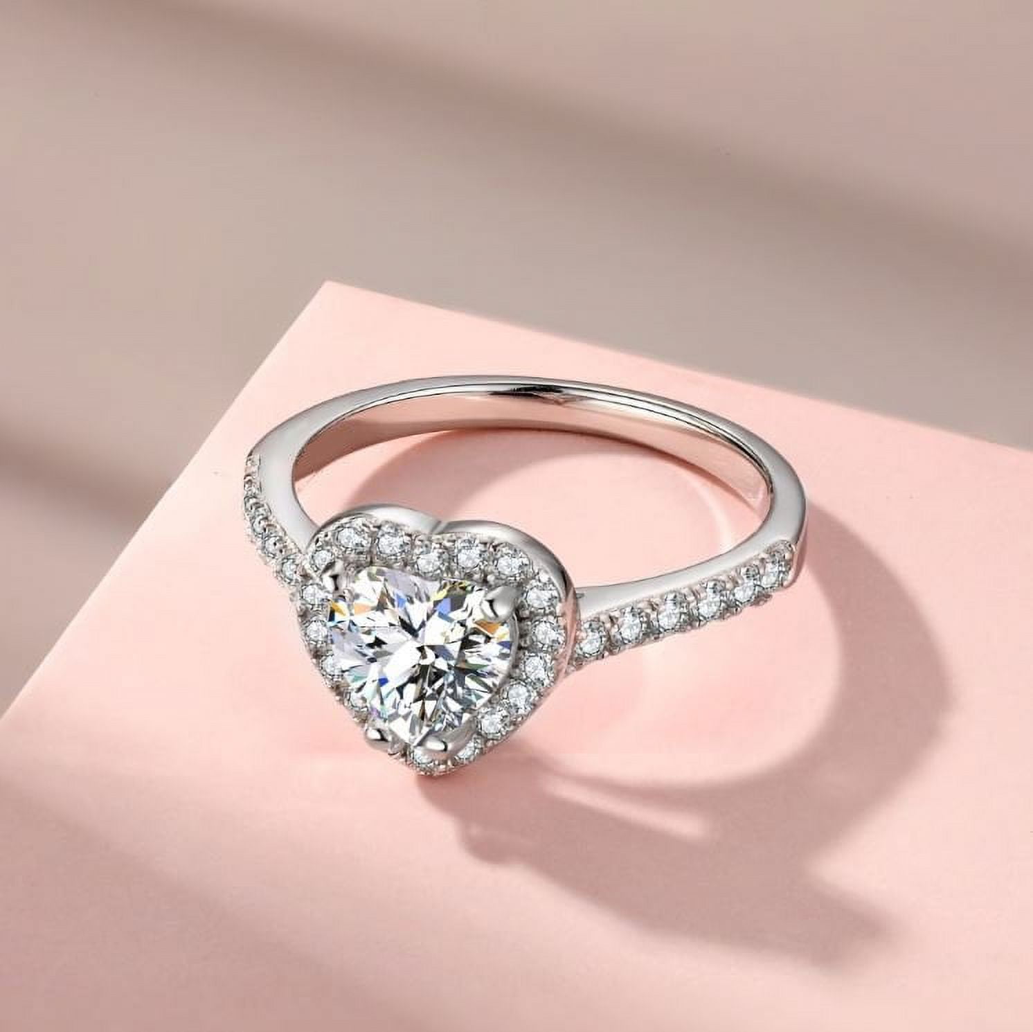 Jalapi Jewel Excellent 2 Ct Princess Cut Simulated Lab Diamond Ring ...