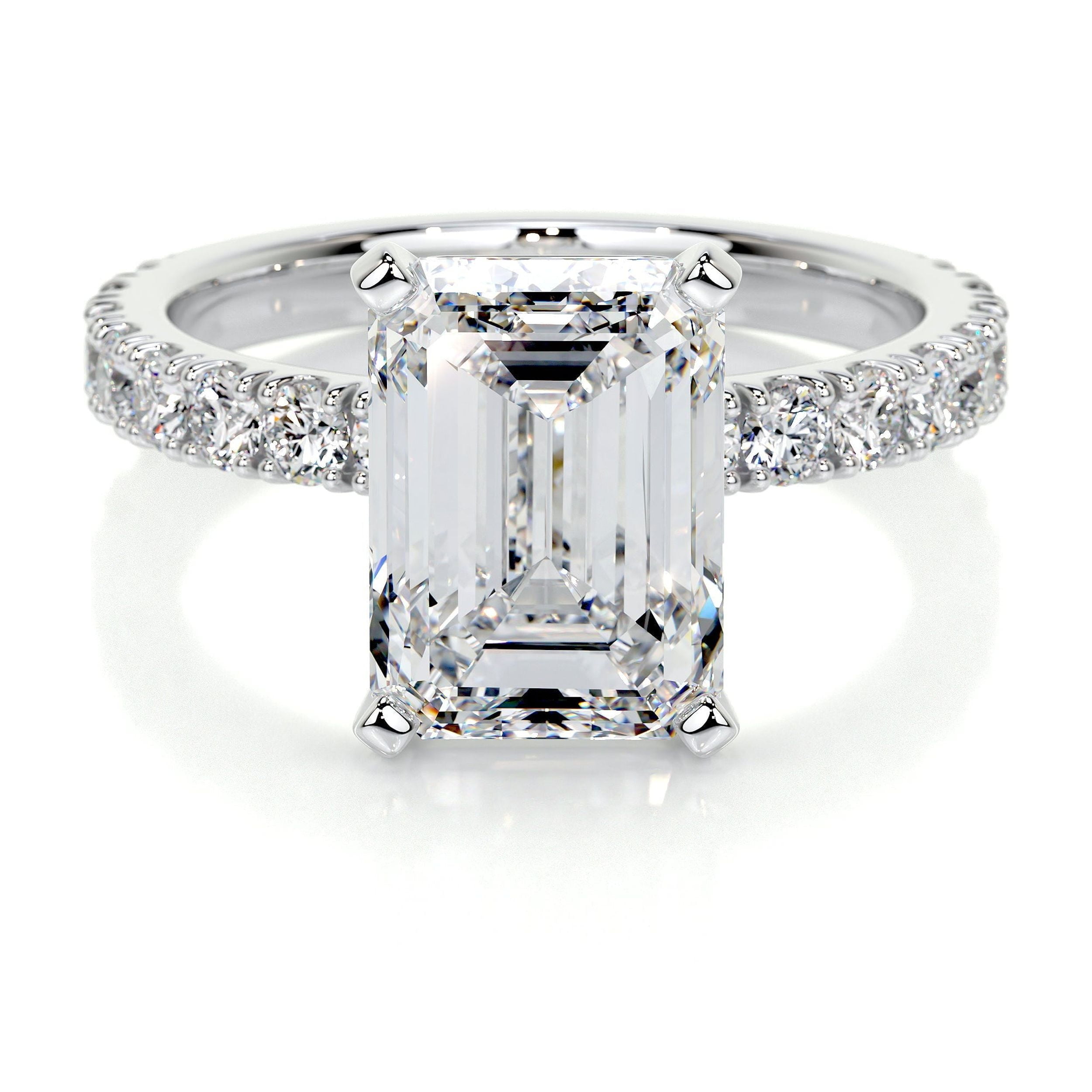 Kalapi Jewel Radiant Cut Excellent 2.2 Ct Diamond Ring - 14K White Gold ...