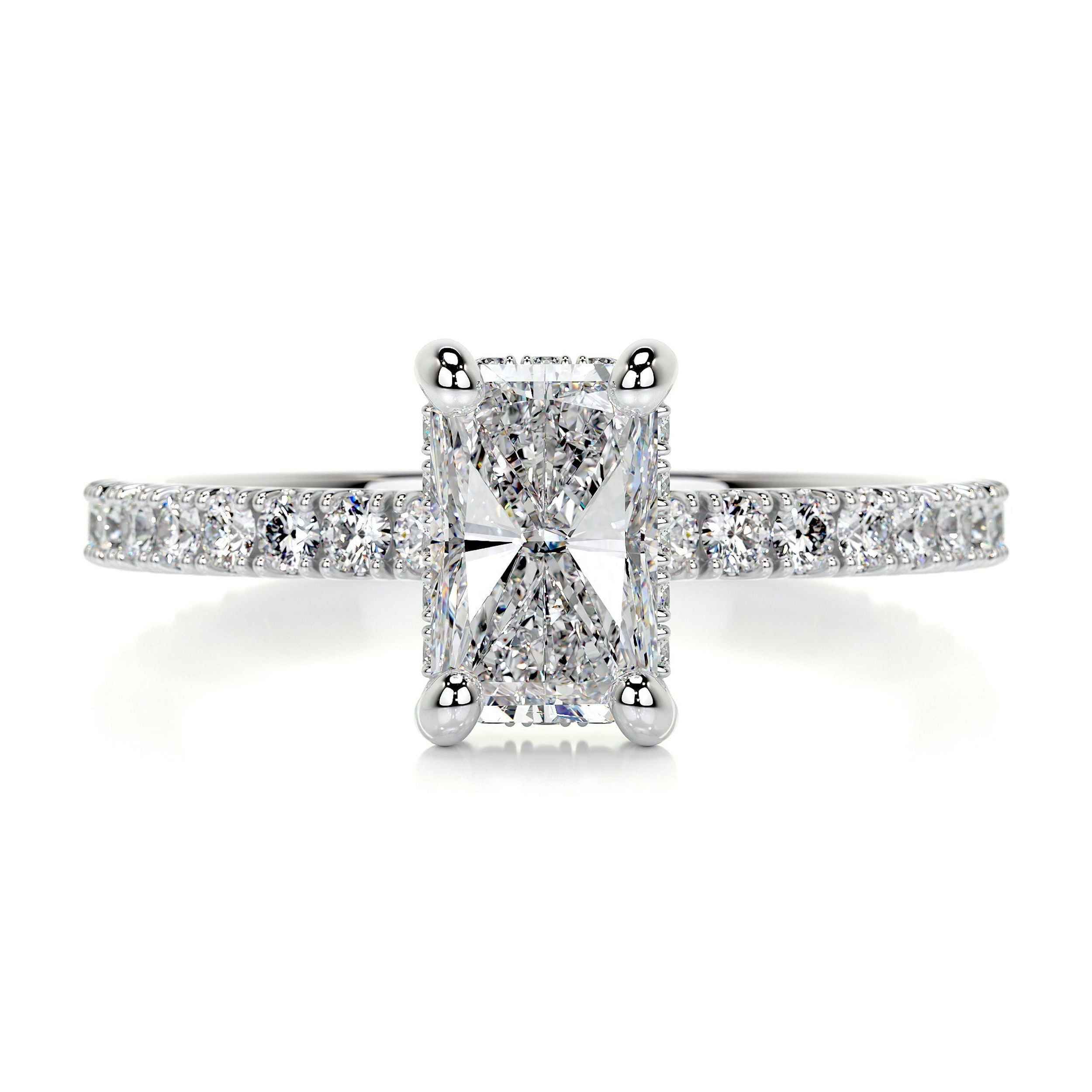 Kalapi Jewel Radiant Cut Excellent 2 Ct Diamond Ring - Wedding Ring ...