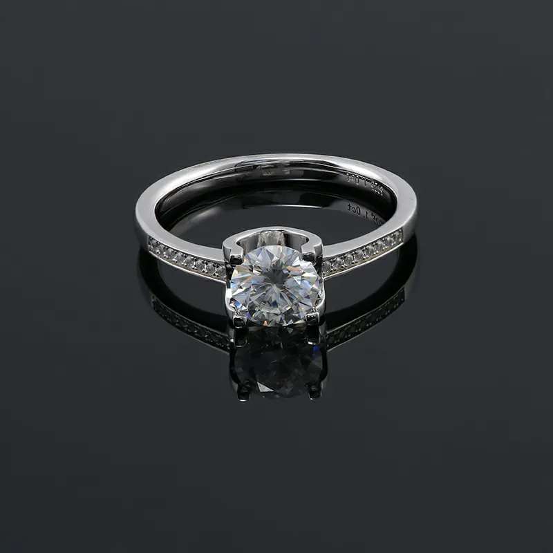 Kalapi Jewel Romantic Brilliance 14K White Gold Plated Solitaire Ring ...